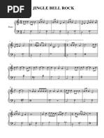Jingle Bell Rock Easy Piano Sheet Music | PDF