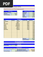 Restaurant Math Calculations Key | PDF | Foods | Food And Drink