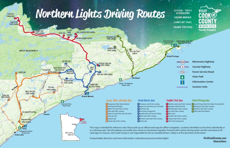 VCC Northern Lights Map 2017 | PDF | Road Transport | Land Transport