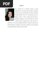 Example of Bionote | PDF