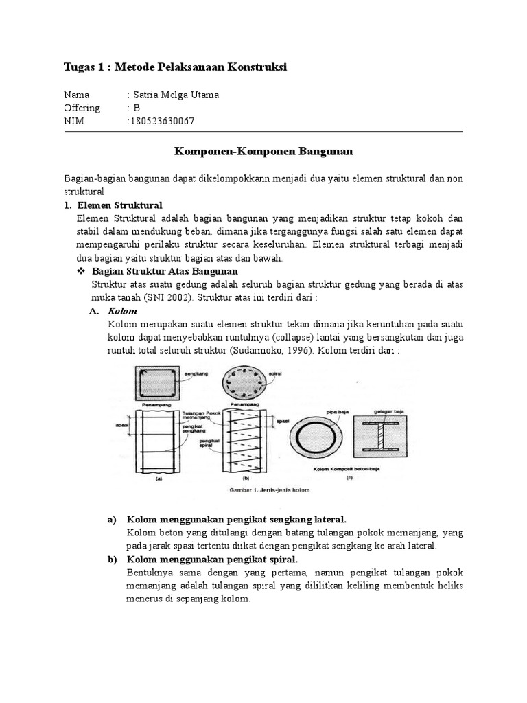 Komponen - Komponen Gedung | PDF