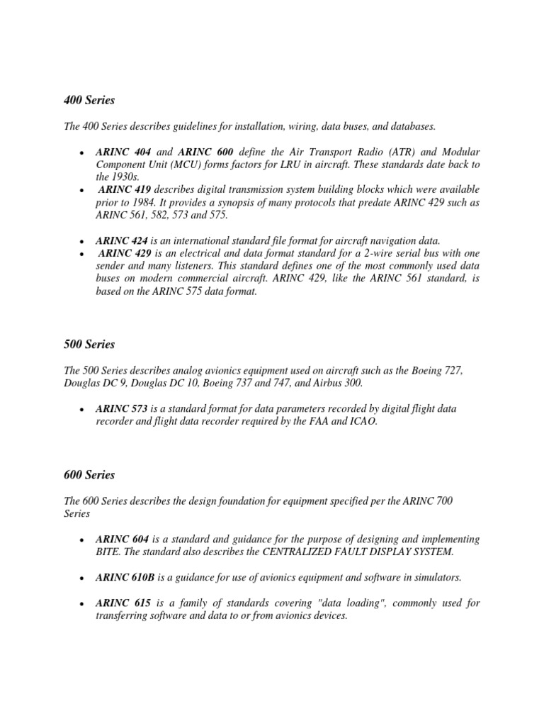 Arinc Tutorial | PDF | Avionics | Computer Network