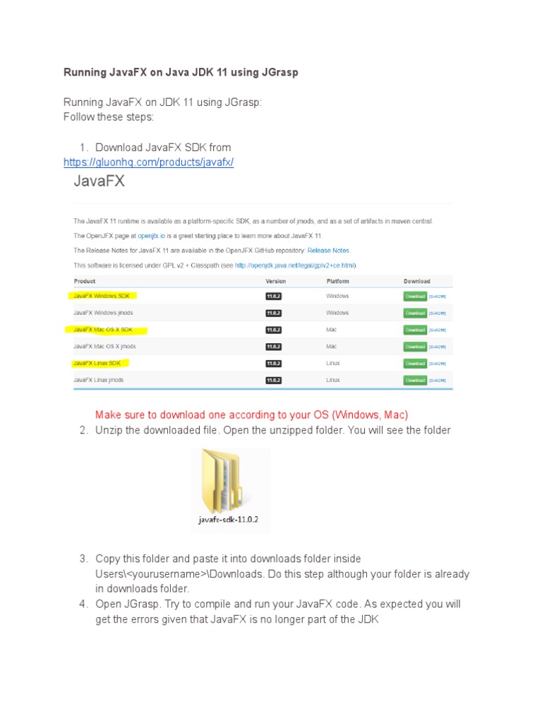 Running Javafx In Jgrasp A Guide To Configuring The Javafx Classpath And Modules For Java 11