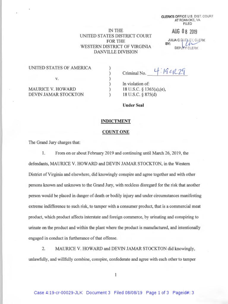 Indictment PDF | PDF | Indictment | Government Information