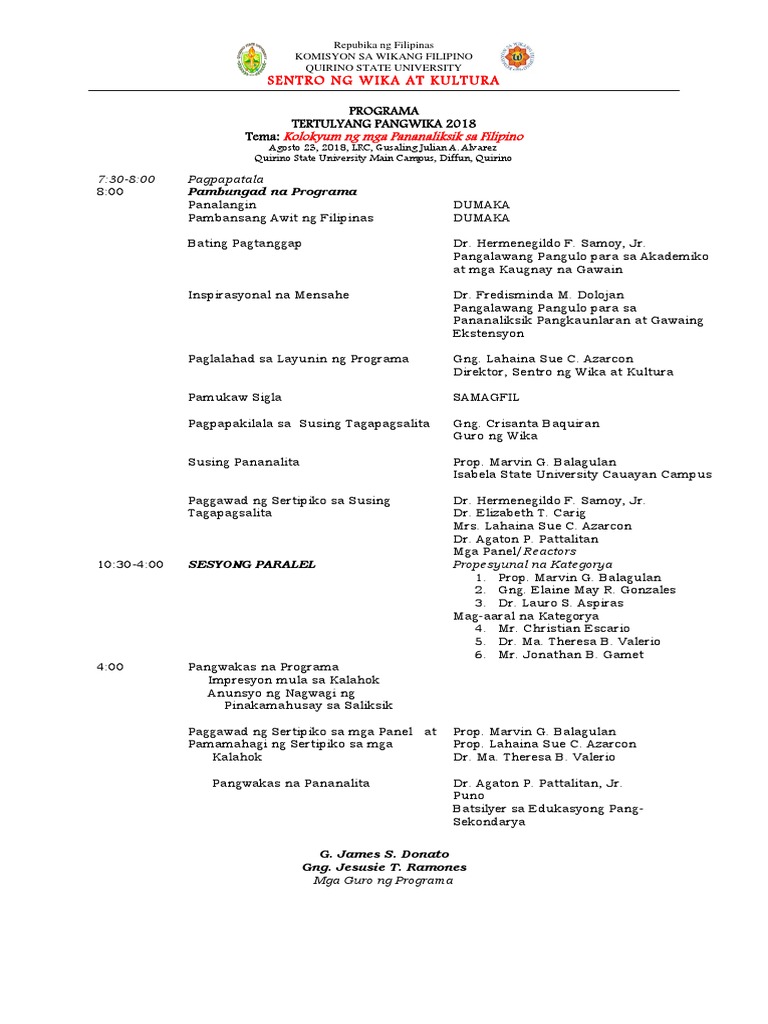 Program Whole Page | PDF