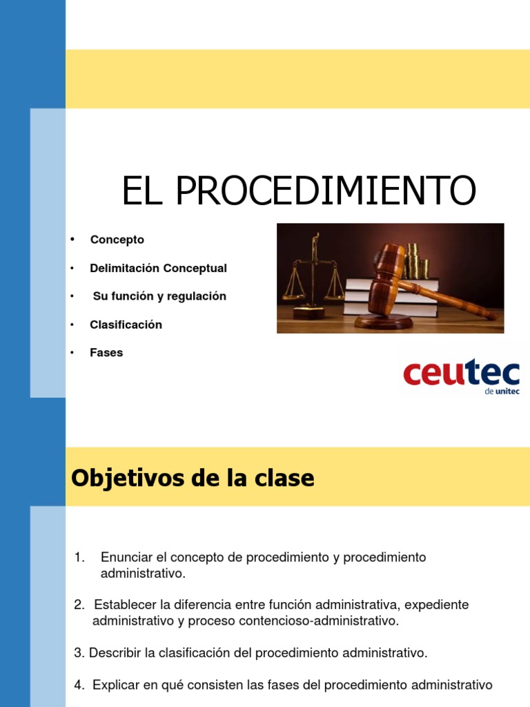Procedimiento Administrativo: Conceptos y Fases | PDF | Administración ...