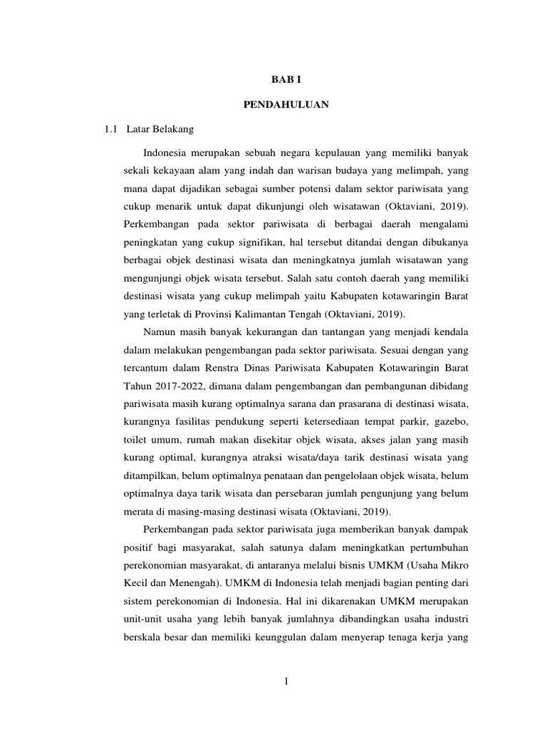 Sentra Kerajinan Batik Kotawaringin Barat | PDF | Bisnis
