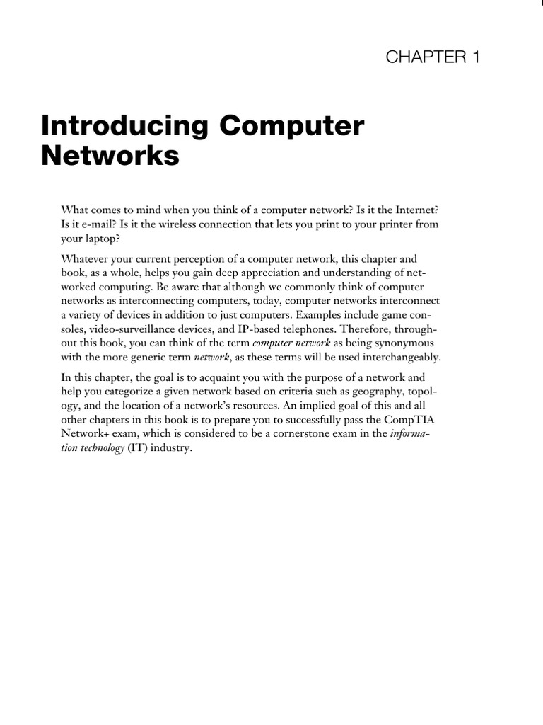Introducing Computer Networks | PDF | Network Topology | Computer Network