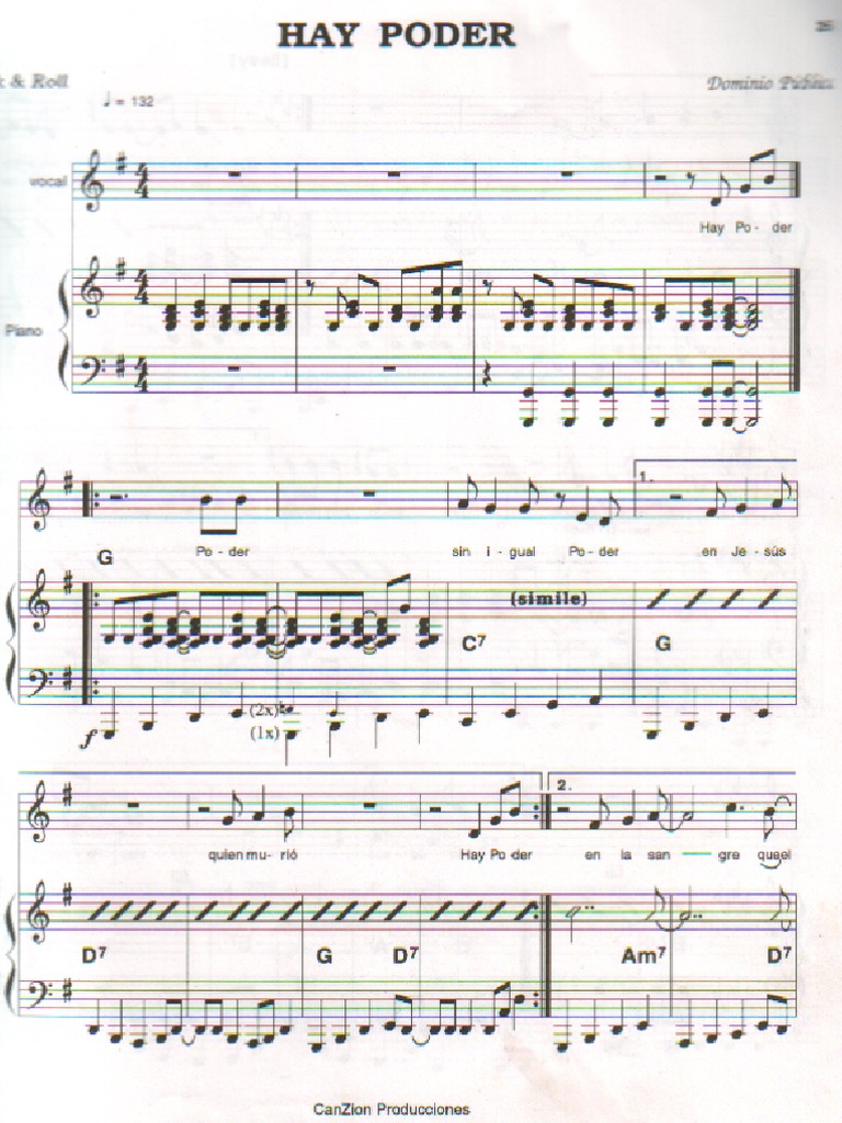 Hay Poder (Marcos Witt - Piano) | PDF