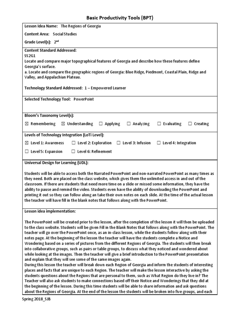 03 Basic Productivity Tools Lesson | Download Free PDF | Teaching | Pedagogy
