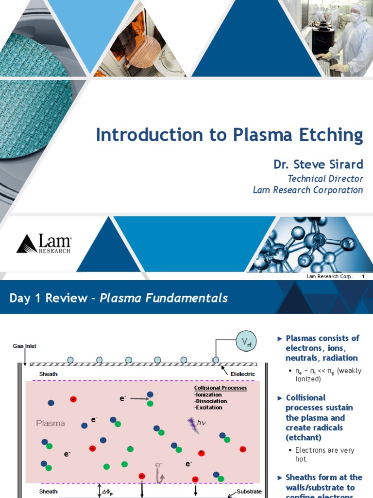 Introduction To Plasma Etching | PDF | Plasma (Physics) | Emission Spectrum