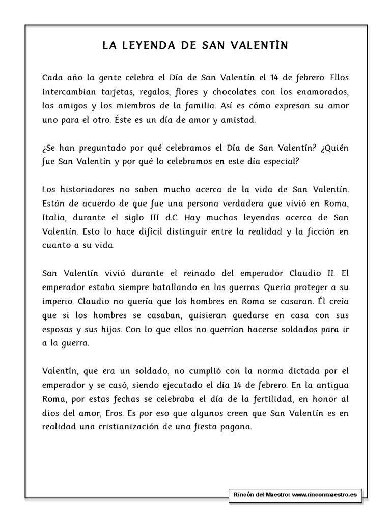 Comprension266 PDF | PDF | día de San Valentín