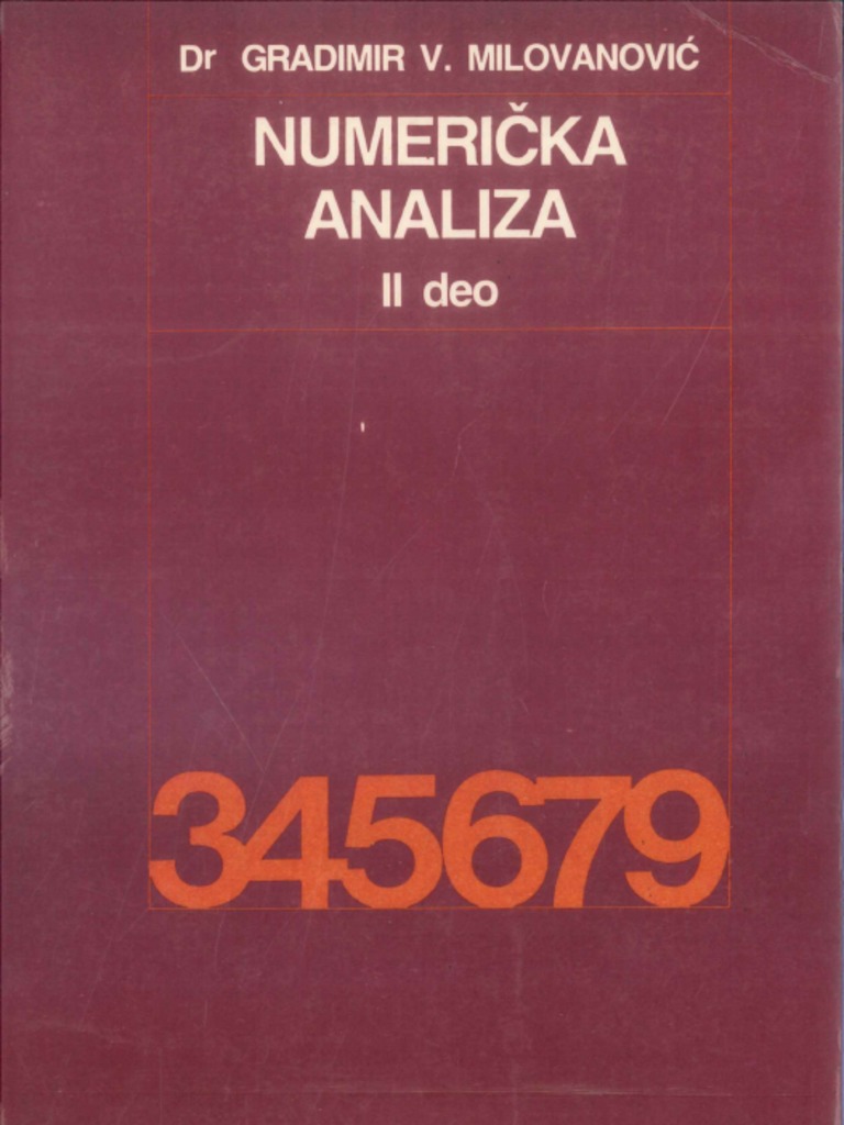 Numericka Analiza II PDF | PDF