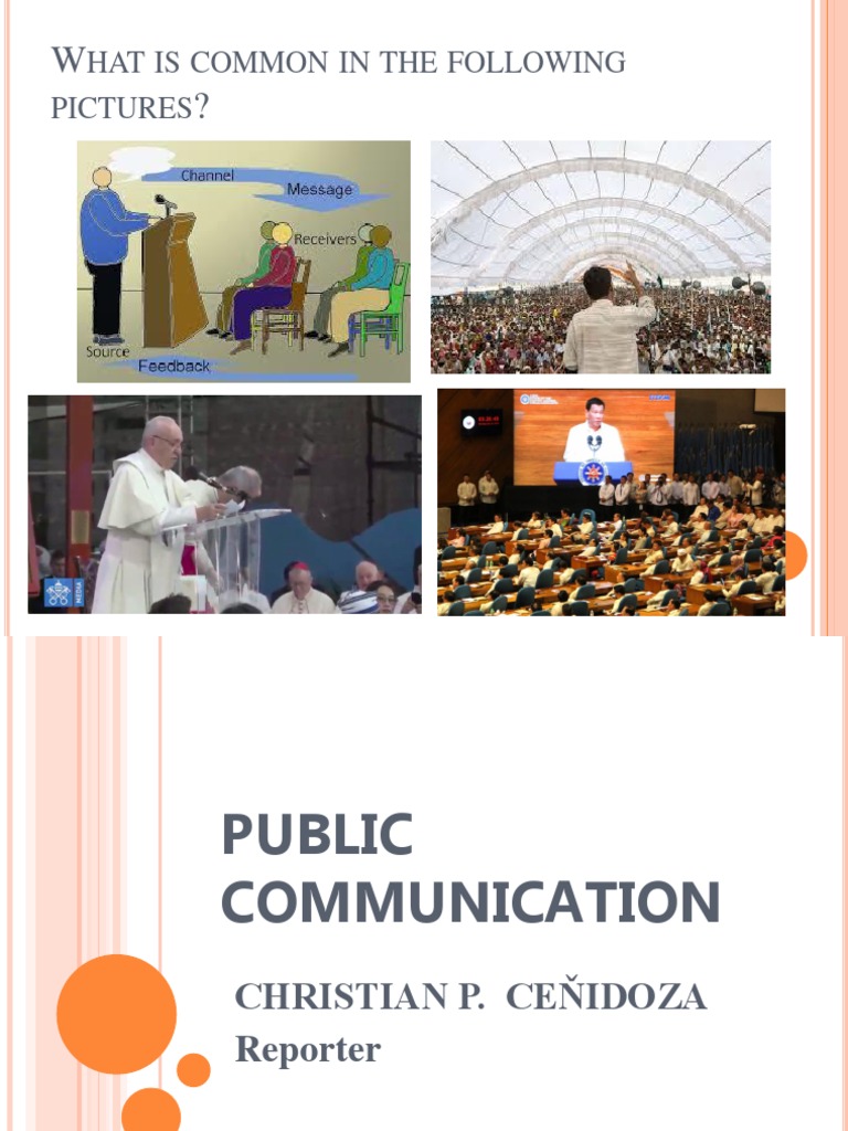 Understanding Public Communication | PDF