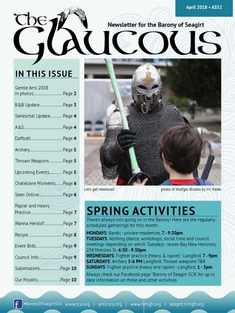 2019 04 Glaucous | PDF | Flour | Baron