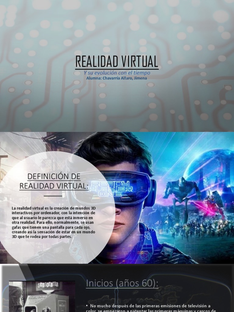 Realidad Virtual | PDF | Realidad virtual | Videojuegos