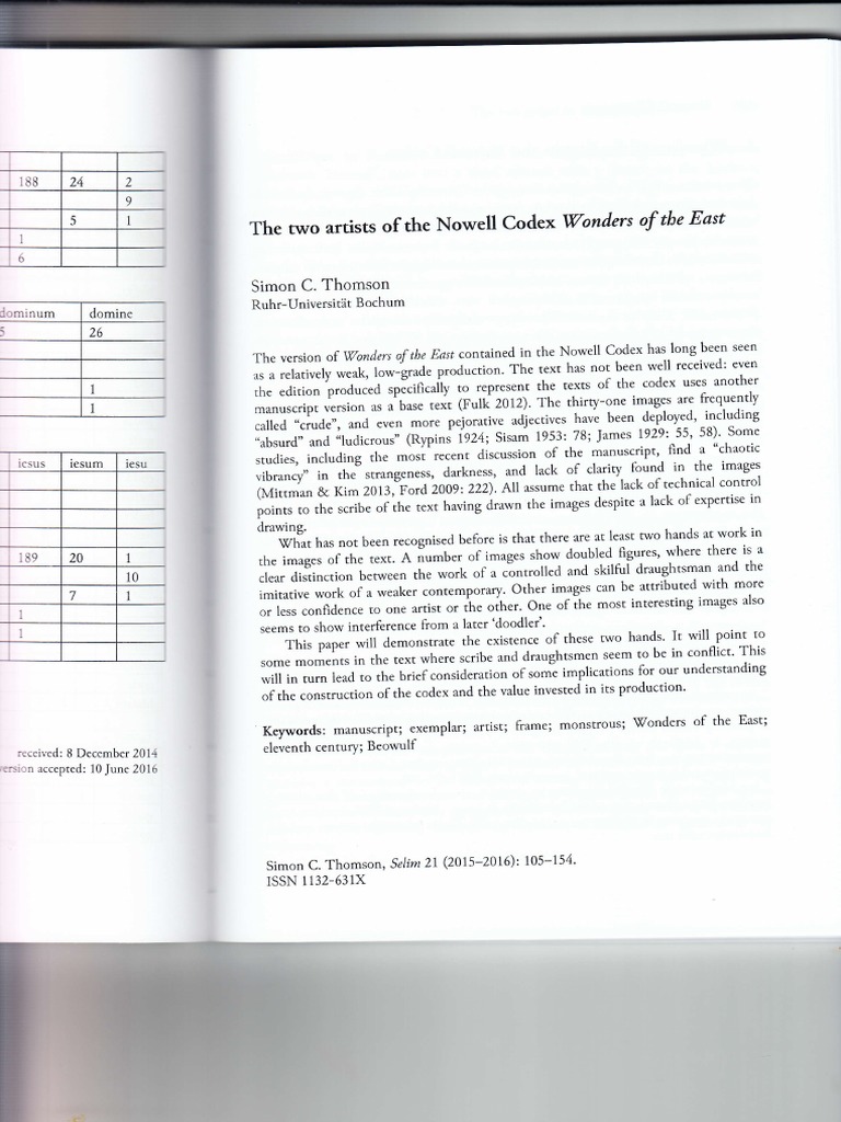 The Two Artists of The Norwell Codex | PDF | Young Adult