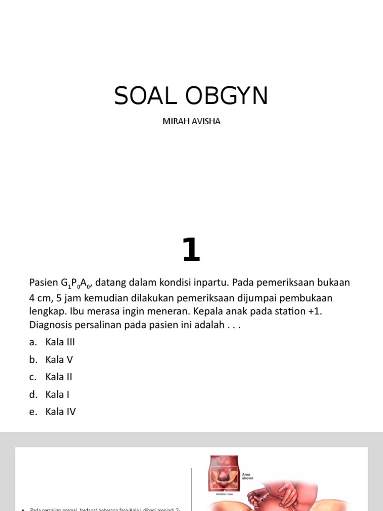 Soal Obgin Pembahasan | PDF | Pengembangan Diri | Kesehatan Holistik
