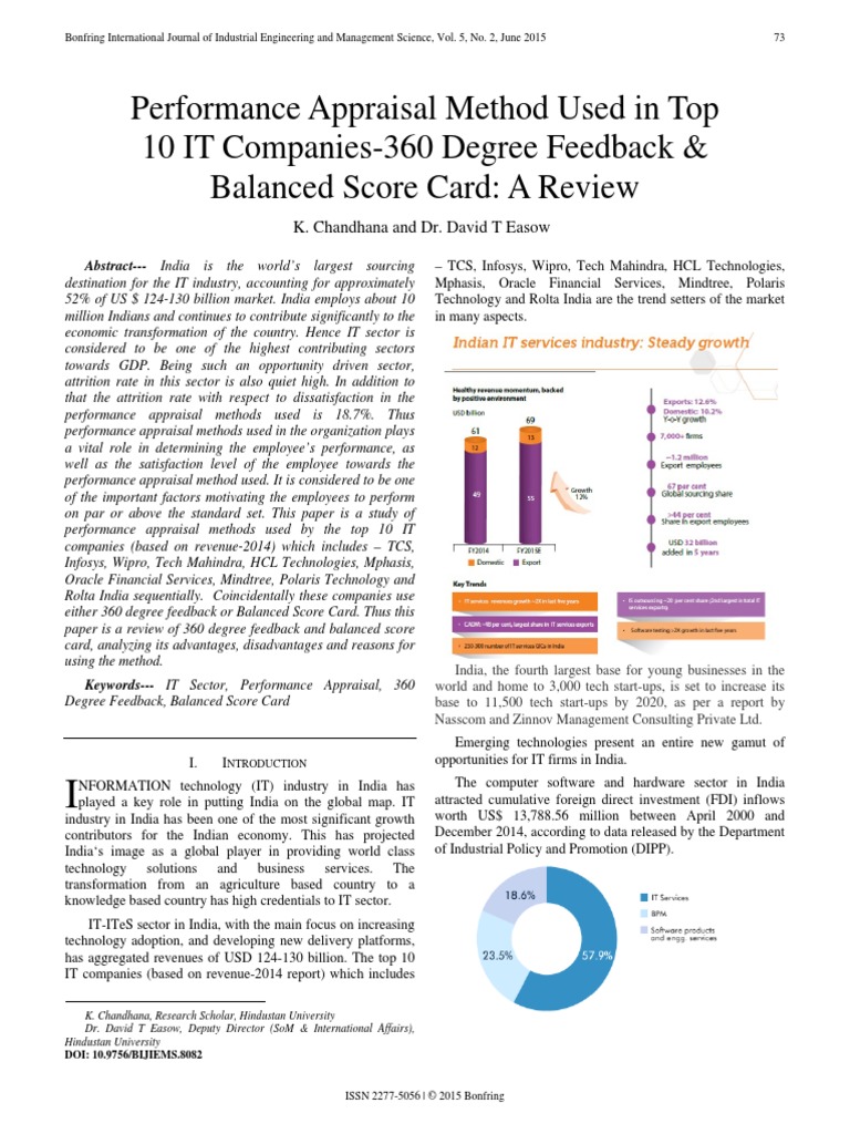 Performance Appraisal Method Used in Top PDF | PDF | Performance ...