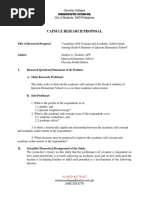 Research Proposal Capsule - Sample | PDF | Qualitative Research ...