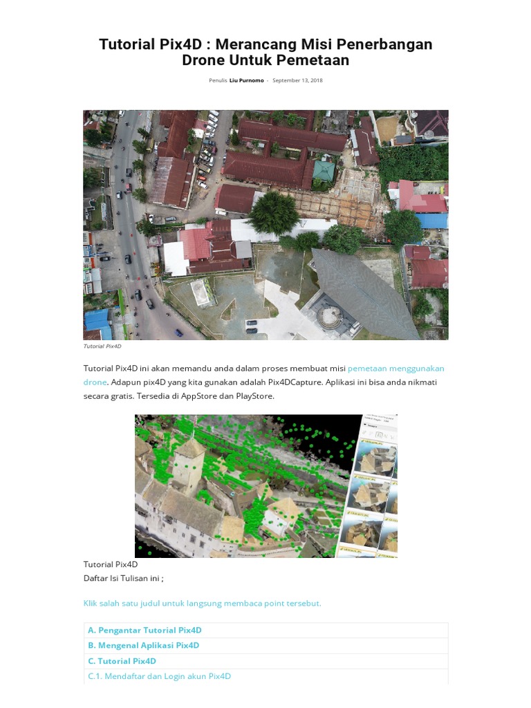 Pix 4 D | PDF | Bisnis | Teknologi & Rekayasa