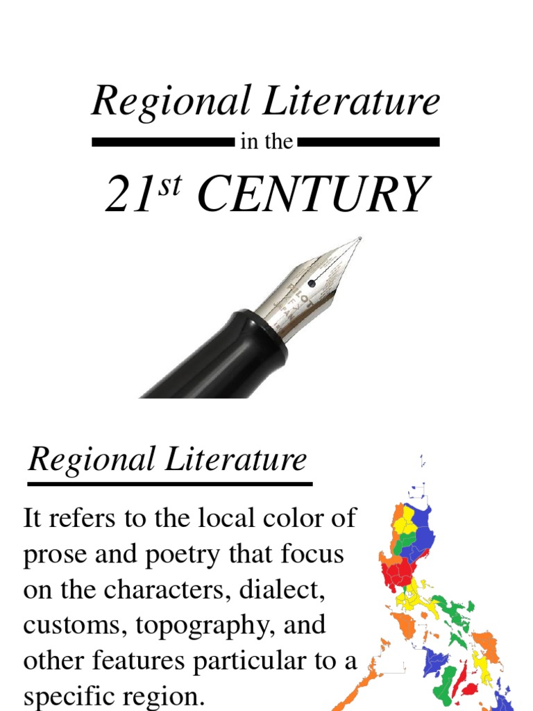 Regional Literature: 21 Century | PDF | Tagalog Language | Philippines