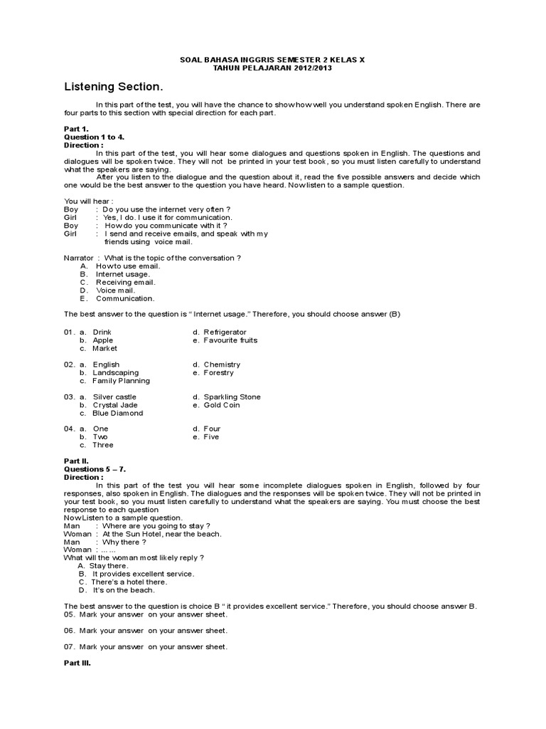 Soal Uukk BHS Inggris KL X 2013 | PDF | Pandemic | Influenza