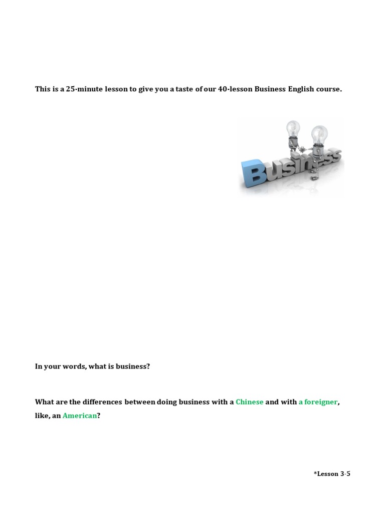 Basic Business | PDF | Career & Growth