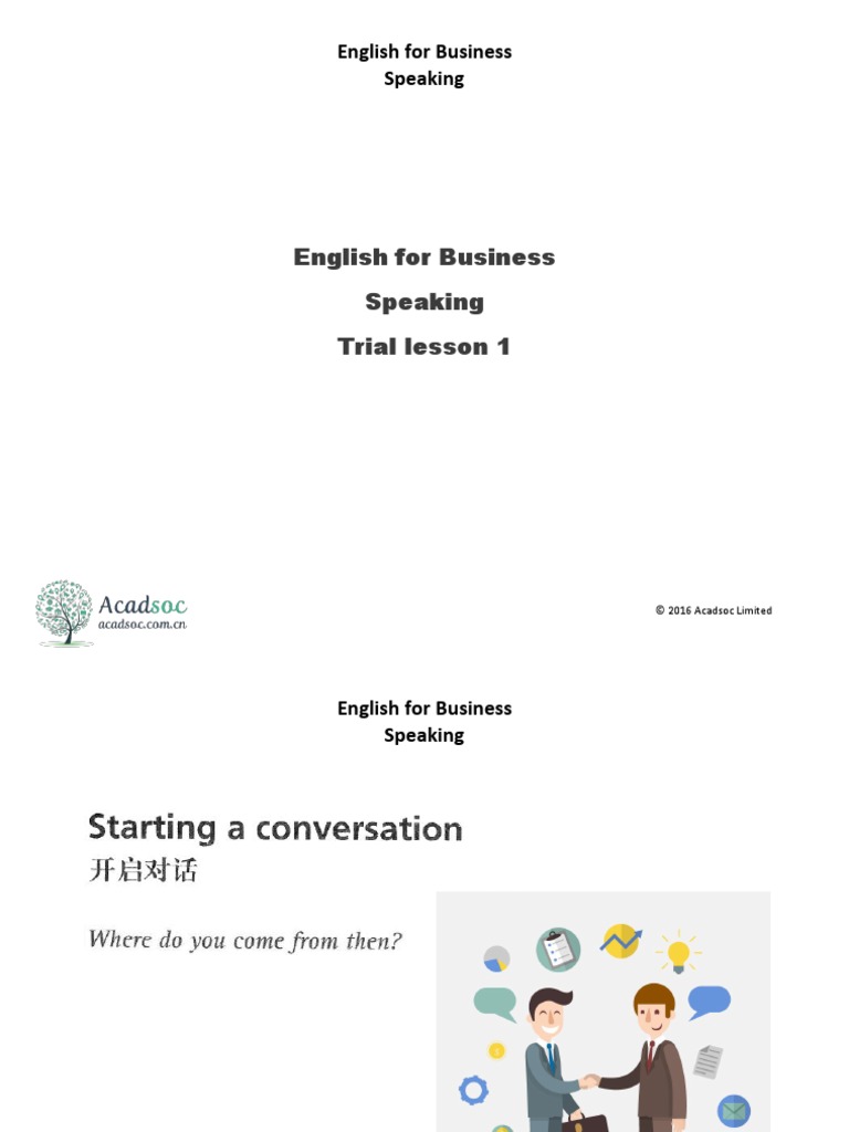 Business English 2 | PDF