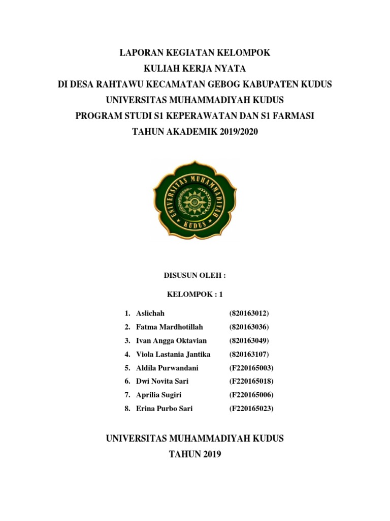 Laporan Kelompok Pdf