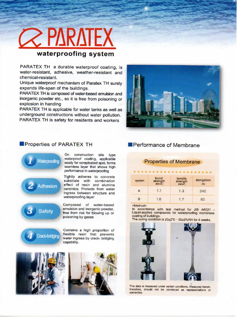 Brochure PARATEX TH English Language | PDF