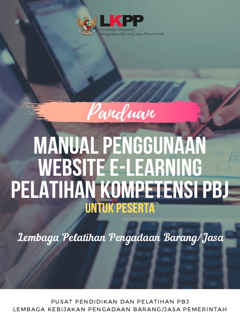 Panduan Penggunaan Web Elearning-Peserta Full | PDF