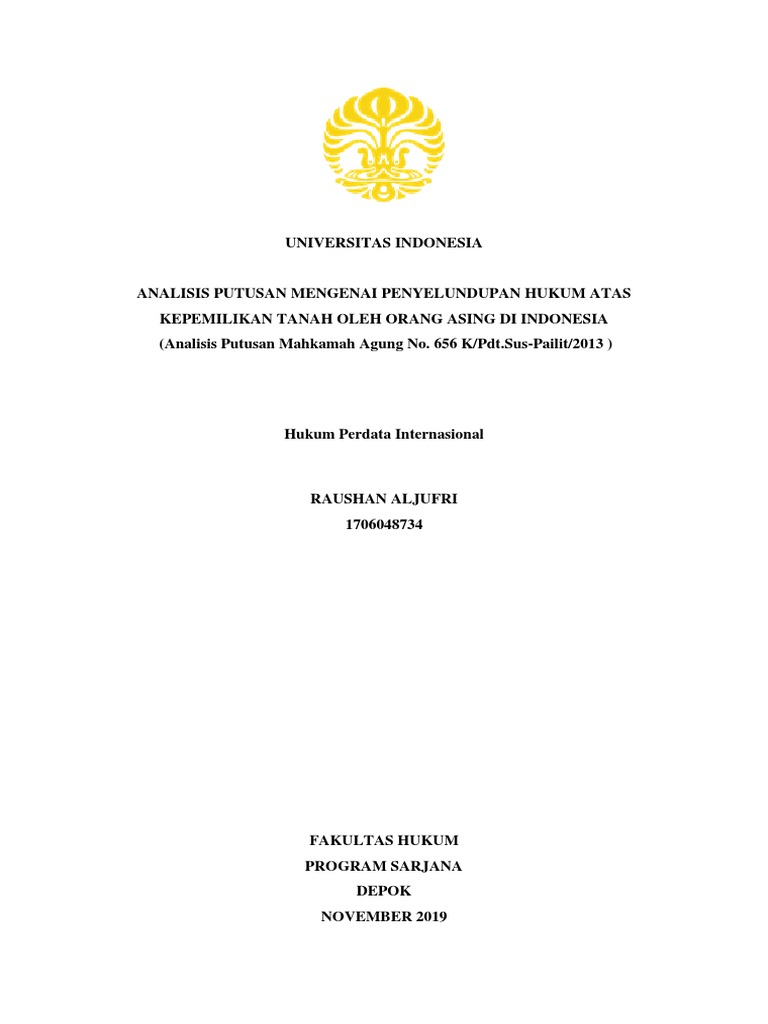 Analisis Perkara Putusan Mahkamah Agung No. 656 K/PDT - Sus-Pailit/2013 | PDF | Hukum