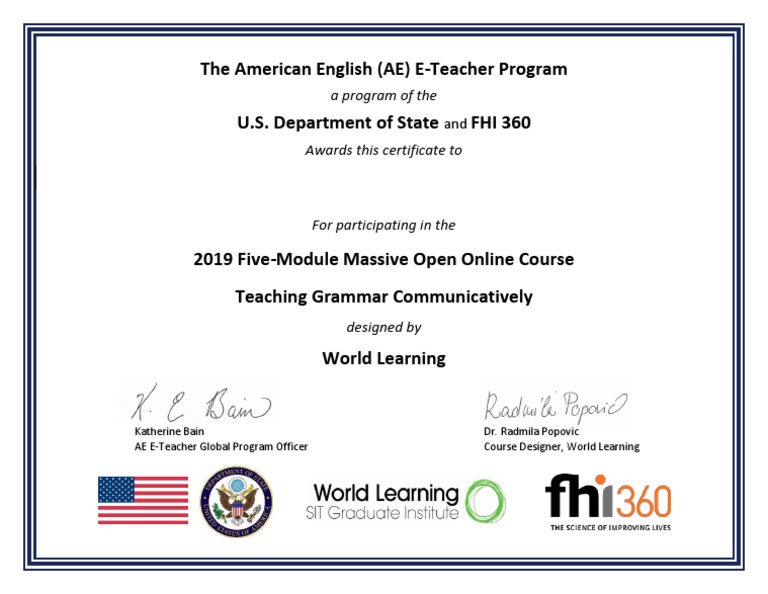 TGC MOOC Certificate Template 2019 PDF | PDF | Social Science