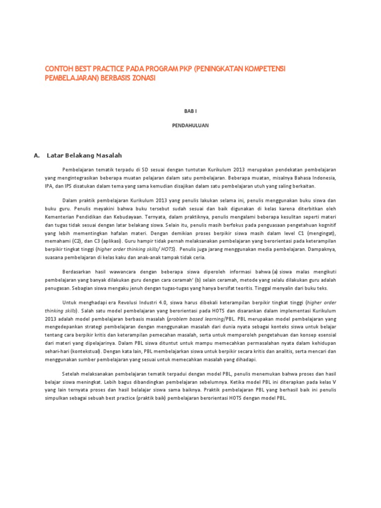 Contoh Best Practice | PDF