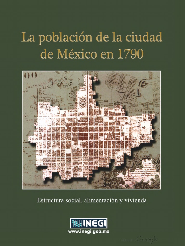 La población de la Ciudad de México en 1790 | Población | Pobreza