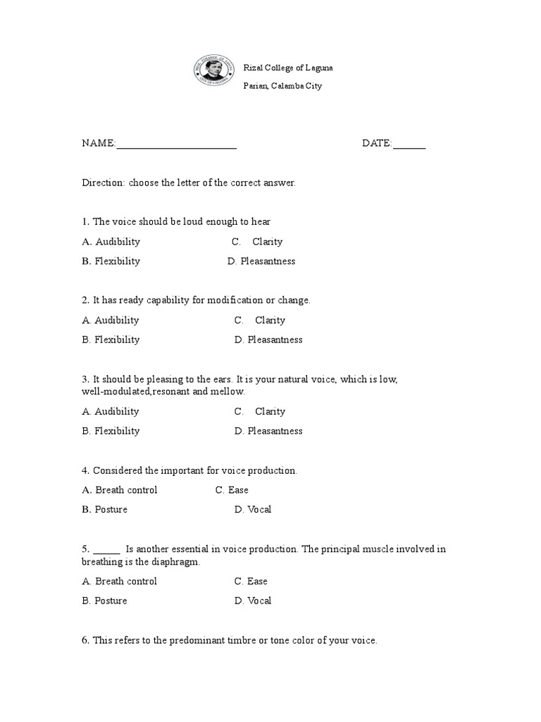 Rizal College of Laguna Parian, Calamba City | PDF | Narrative | Human ...