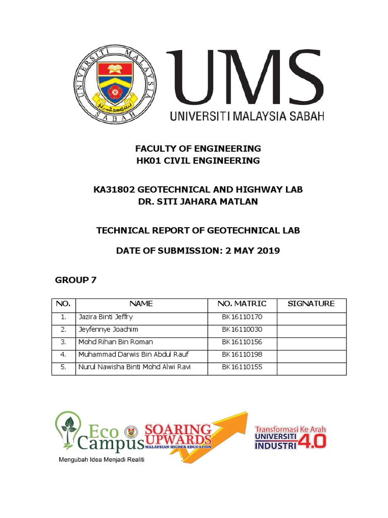 Geotechnical Lab | PDF | Nature | Natural Materials