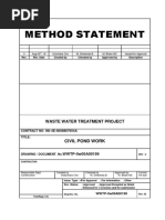Work Method Statement of RCP Works Pipe Laying | PDF | Surveying | Concrete