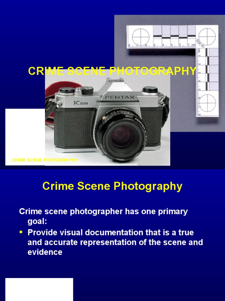 Crime Scene Photography Guidelines | PDF | Crime Scene