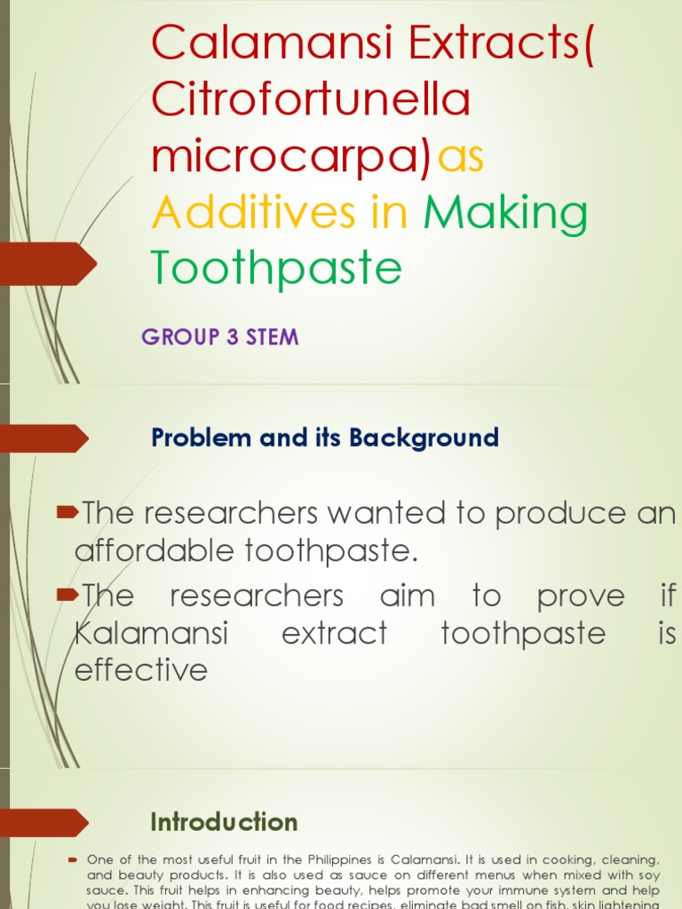 As Additives In: Making Toothpaste | PDF | Human Tooth | Tooth Enamel