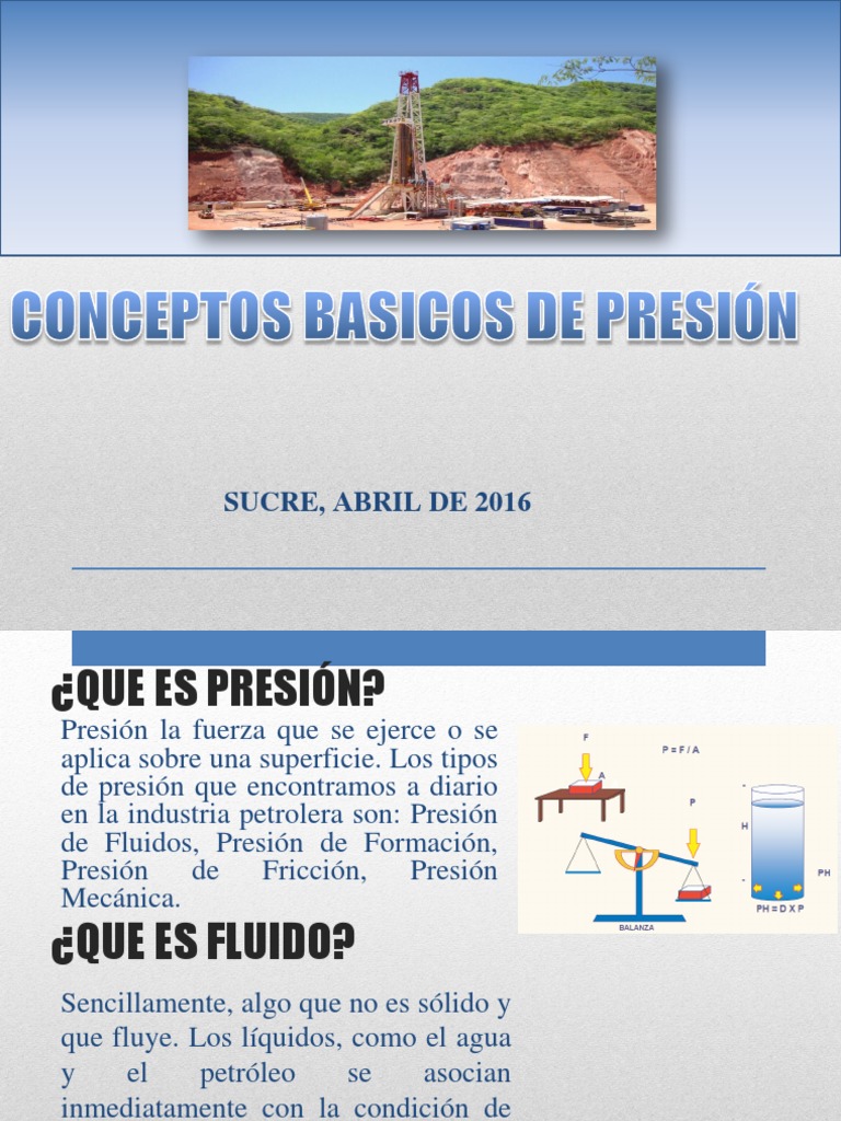 Conceptos Basicos de Presión | PDF | Medida de presión | Presión