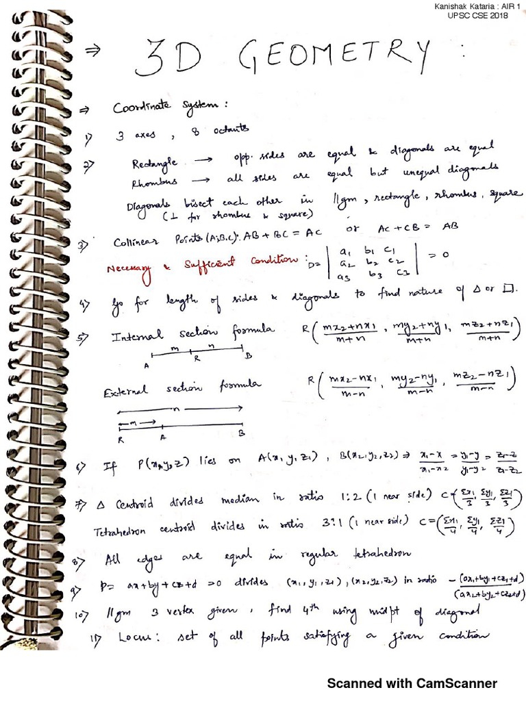 Analytic Geometry | PDF