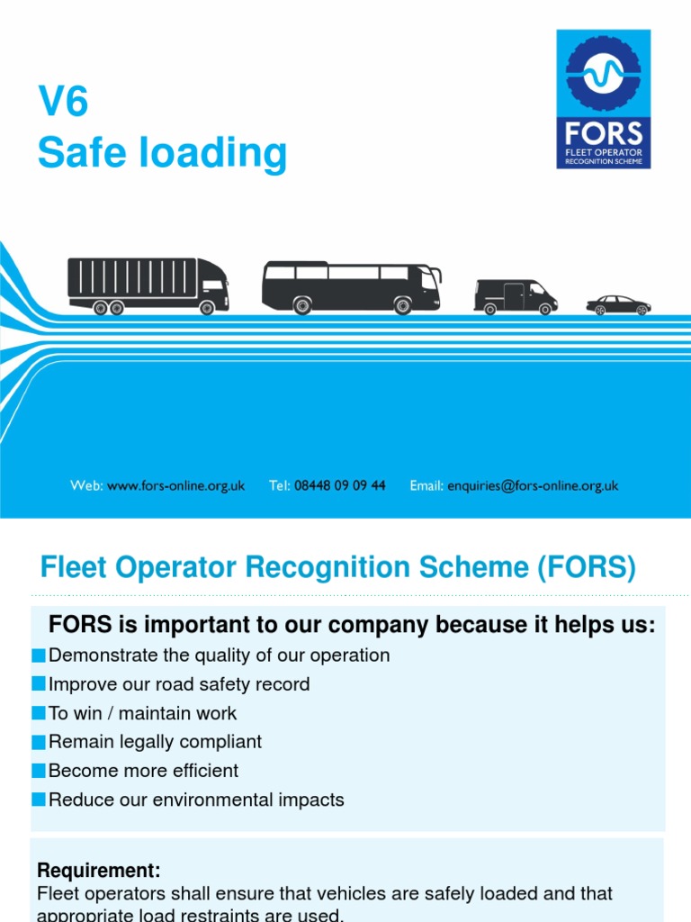 Safe Loading | PDF | Vehicles | Safety