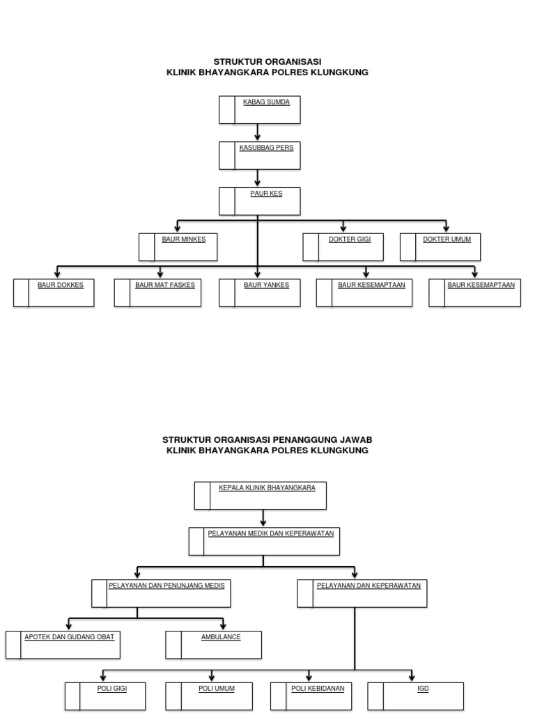 Struktur Organisasi Polres Klungkung | PDF