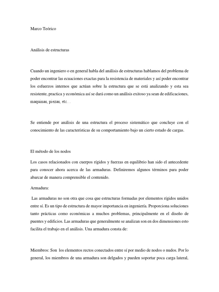 Estructuras Simple Estatica | PDF | Enseñanza de matemática | Science