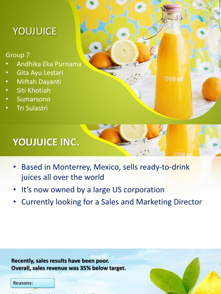 Sales Director Role at YouJuice | PDF | Master Of Business Administration | Academic Degree