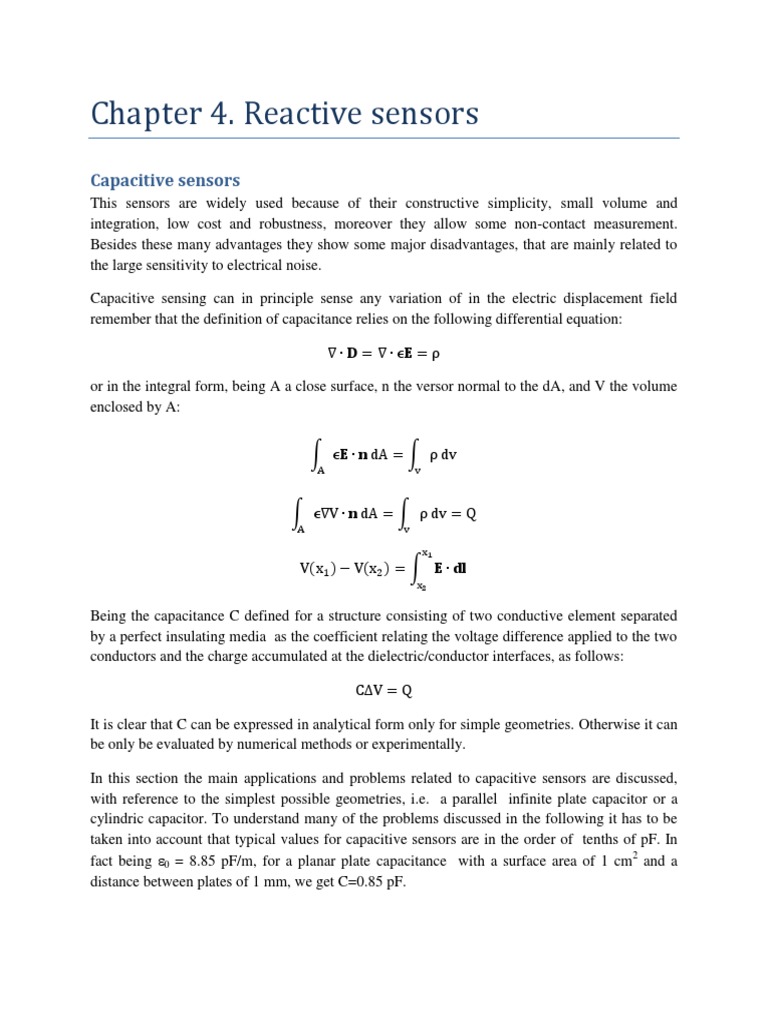 Draft Chpt4 Reactive Sensors 1 | PDF | Inductor | Inductance