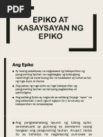 Kahulugan NG Epiko | PDF