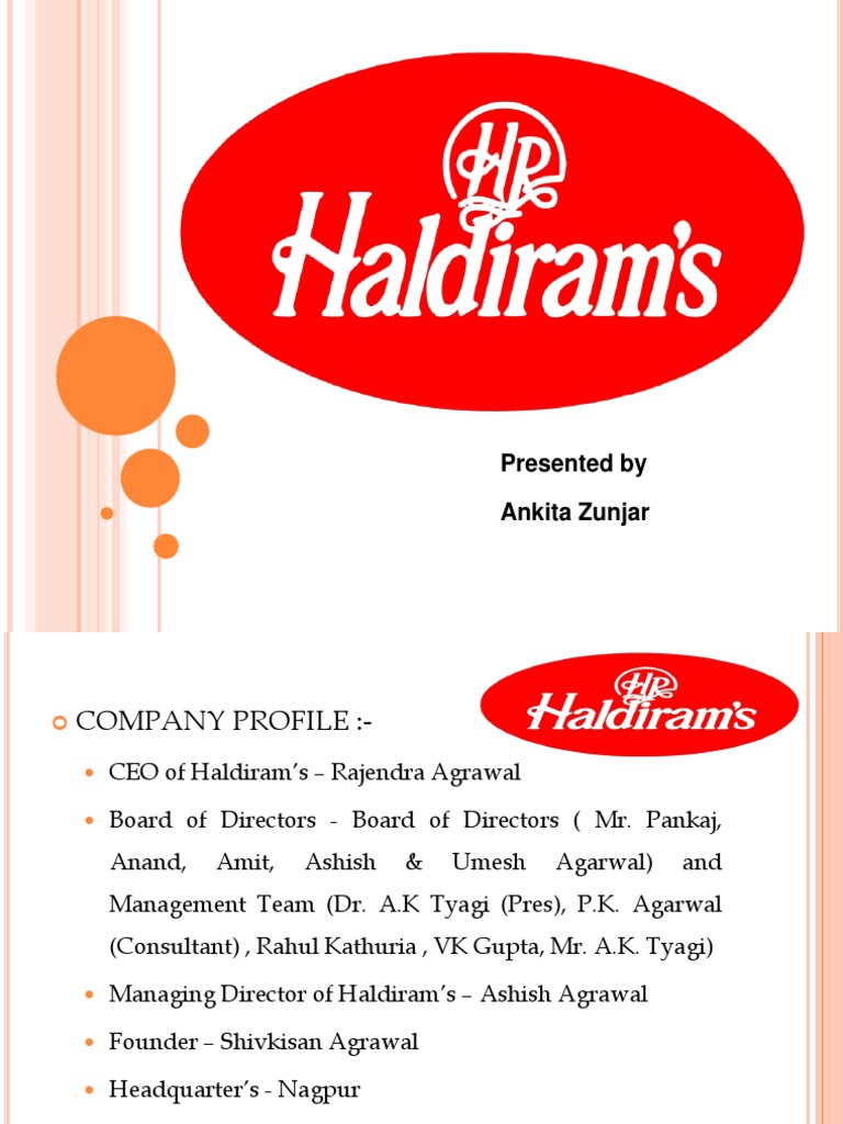 My PPT of Haldiram | PDF